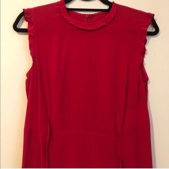 Red Valentino Dresses Red Valentino Ruffle Midi Dress Poshmark